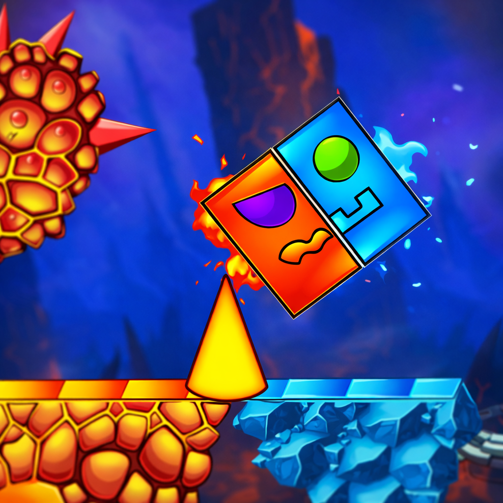 Fire And Water Geometry Dash